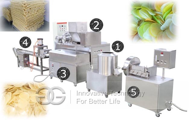 Complete Line Processing Equipment For Prawn Cracker