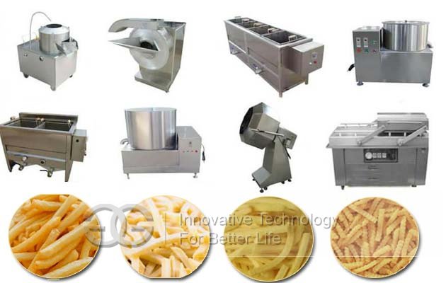French Fries Fried line|Automatic Frozen Fries Line One Stop Shop