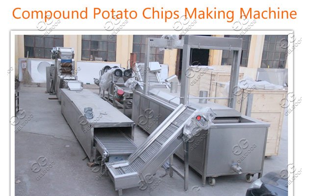 Compound Potato Chips Making Machine|Stackable Potato Chips Processing Line