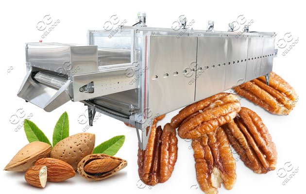 500KG/H Continuous Nut Roasting Machine Factory Price