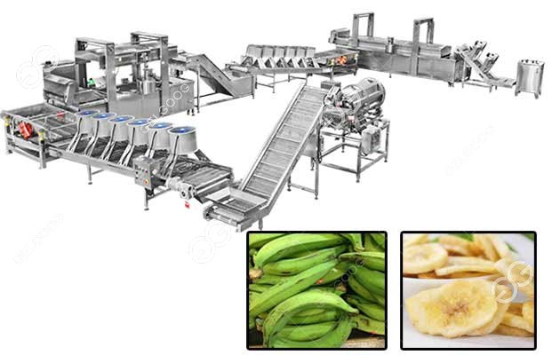 Introduction of Banana Chips Frying Processing Process